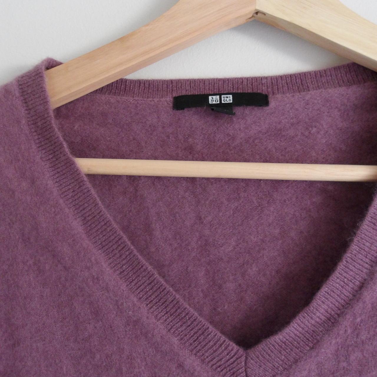 🦋Purple Cashmere UNIQLO shirt 🦋please note these... - Depop