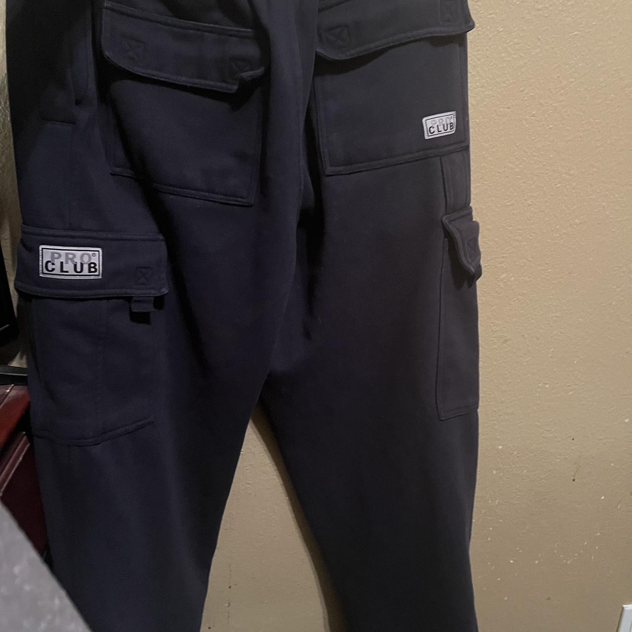Pro club dark blue sweats some fading good condition... - Depop