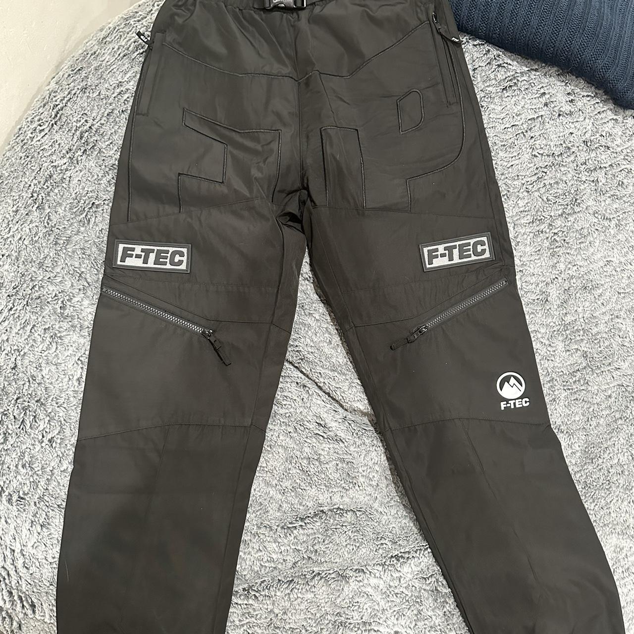 Black FTP ftec pants - Depop