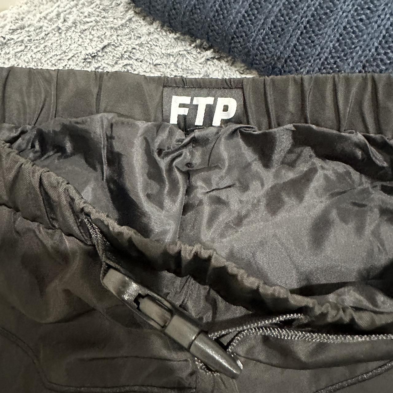Black FTP ftec pants - Depop