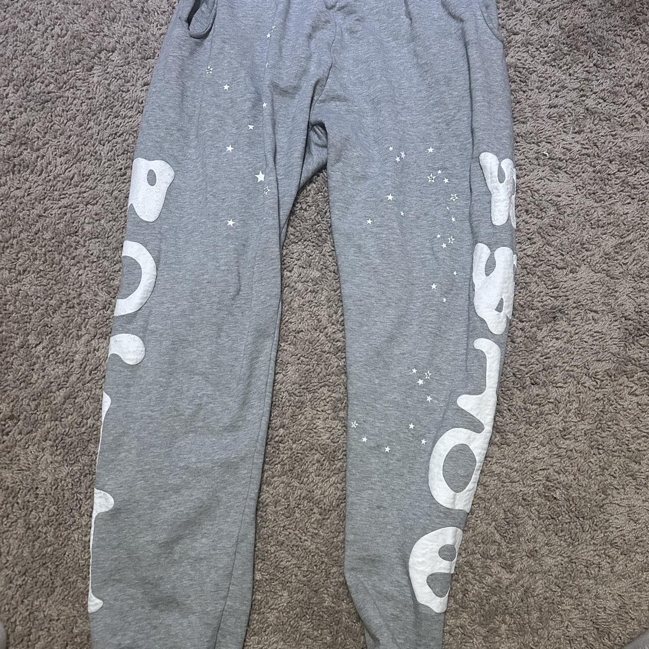 Spider sweatpants fits like a medium i can negotiate - Depop