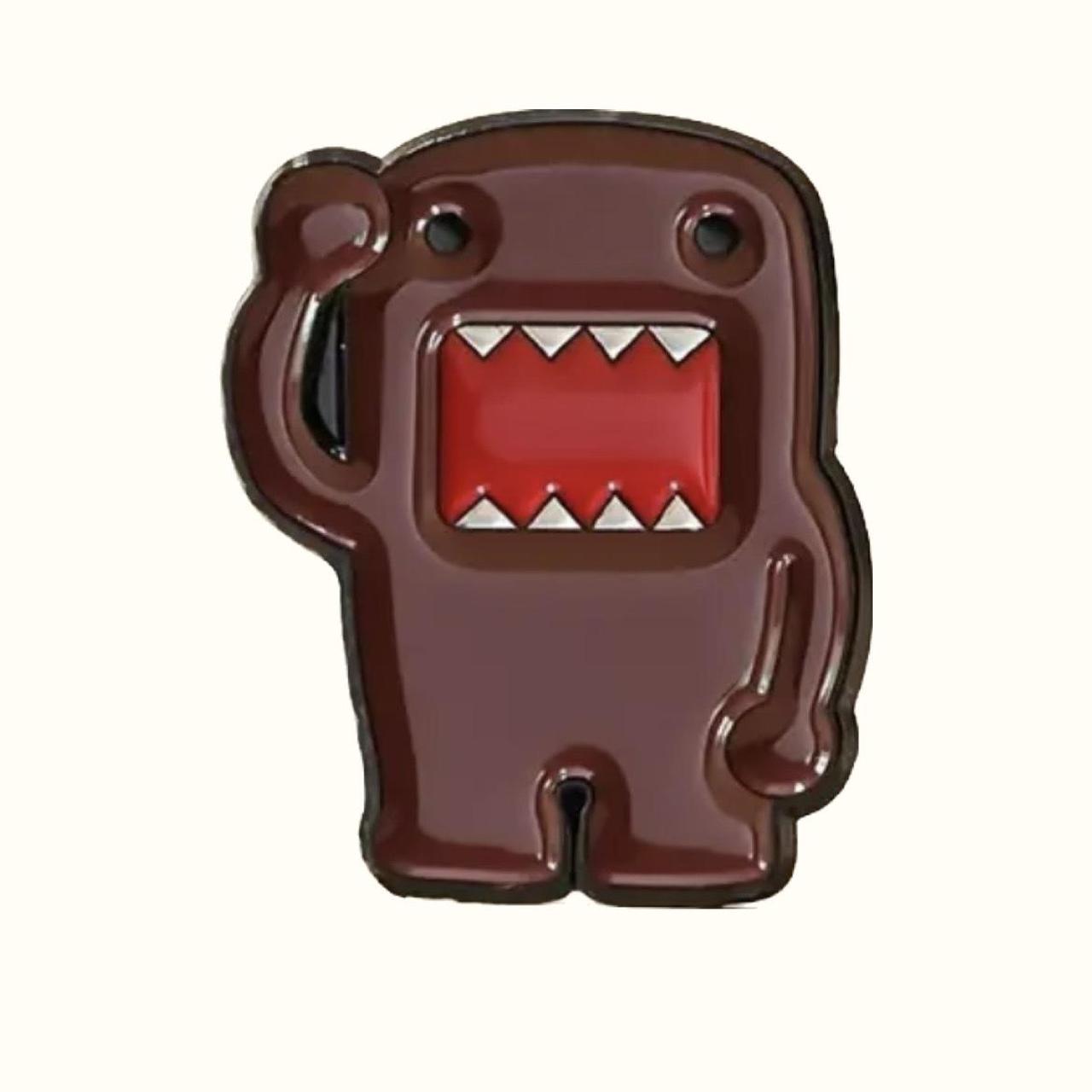 DOMO pin brooch super cute little pin. really good... - Depop