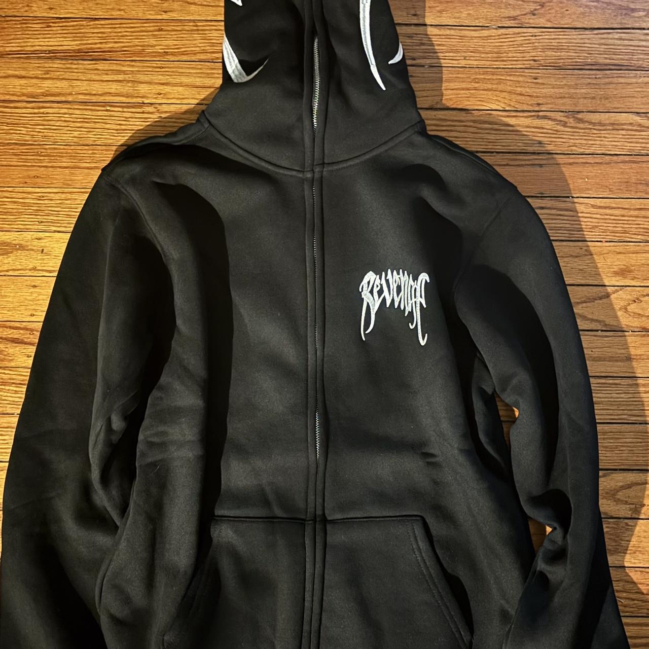Revenge Full Zip-Up Jacket Size: Medium #revenge... - Depop
