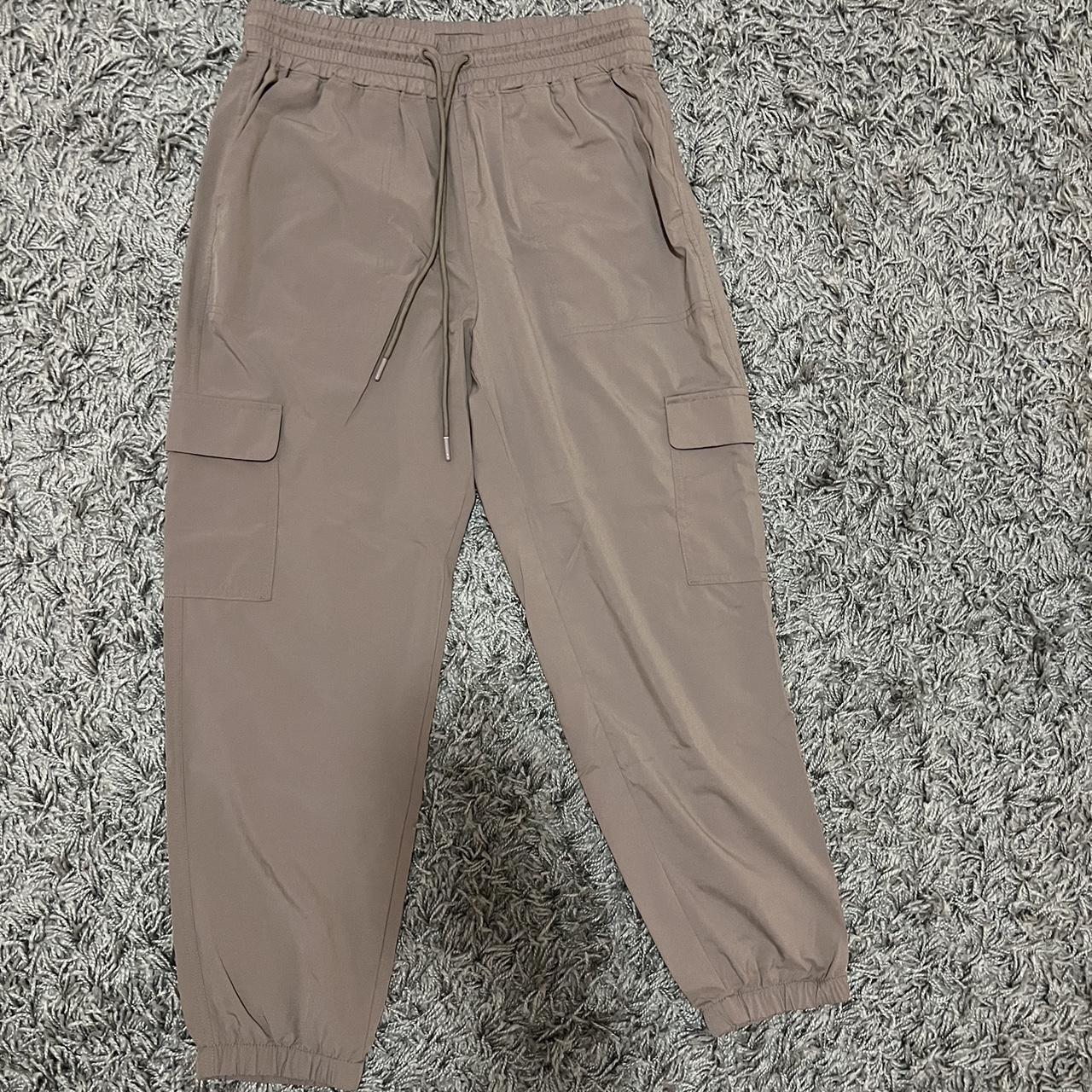 Medium khaki Old Navy stretchtech jogger... - Depop