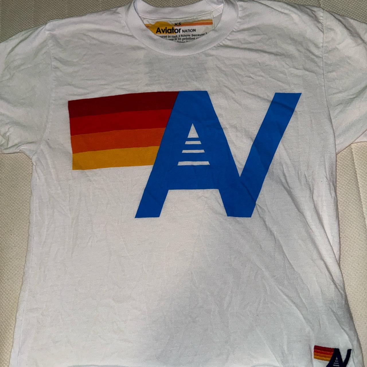 Aviator Nation Logo Tee size XS. - Depop