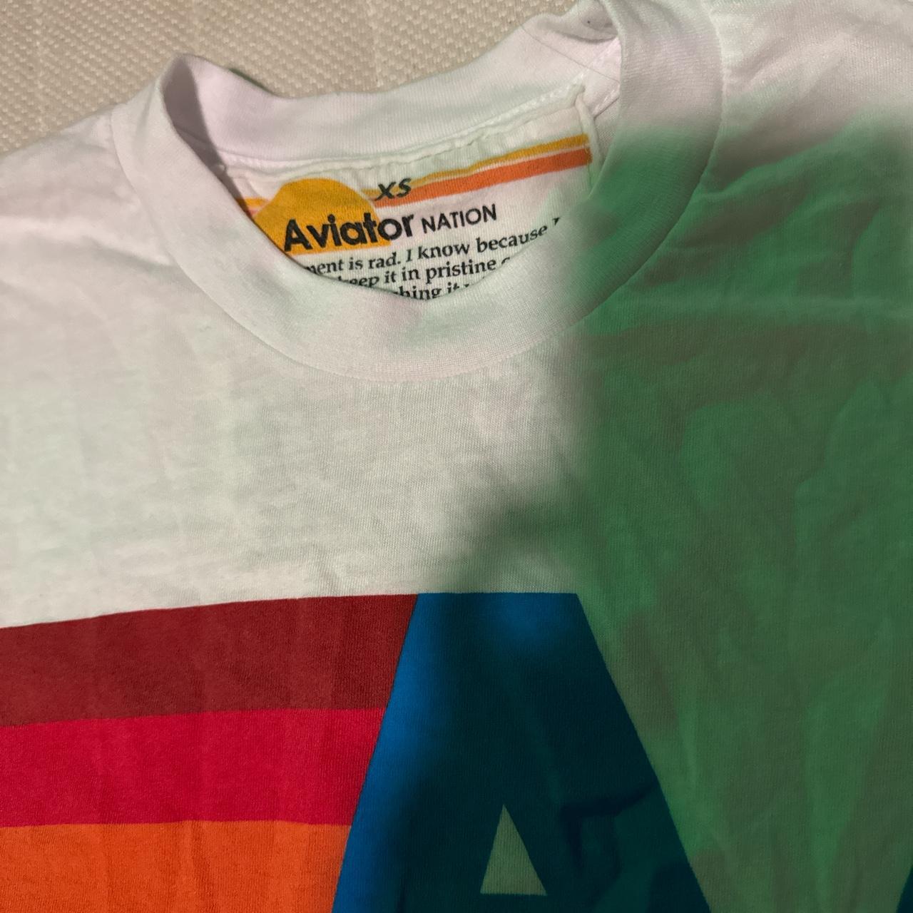Aviator Nation Logo Tee size XS. - Depop