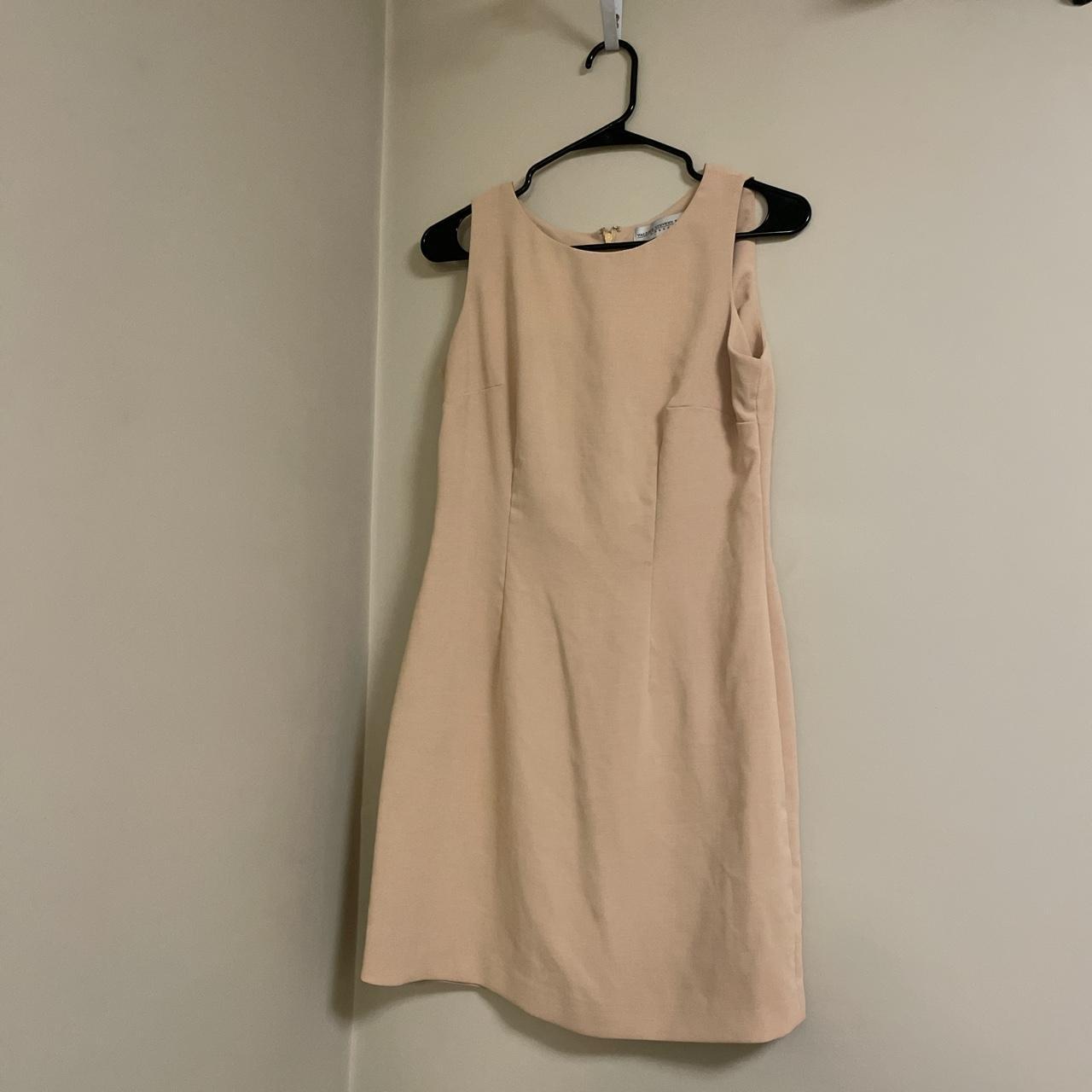 Pastel yellow bodycon mini dress - Depop