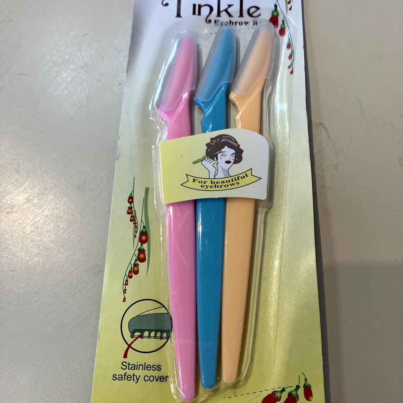 Tinkle eyebrow razor New! Includes 3 eyebrow razors - Depop