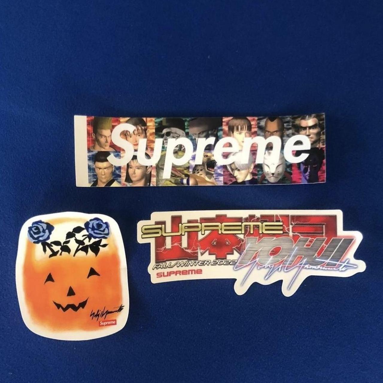Supreme Yohji Yamamoto stickers - Depop