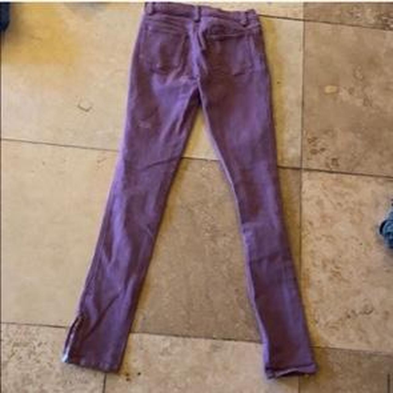 Ksubi Tsubi Purple Skinny Jeans Zipper Ankle in like... - Depop