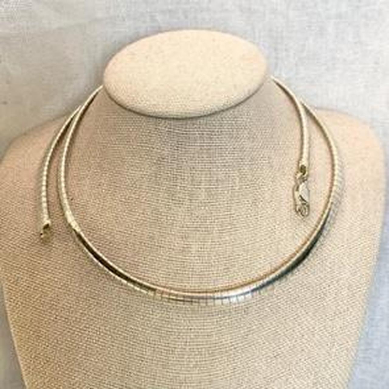 Sterling Silver 925 Omega Chain 3.75mm Wide 20... - Depop