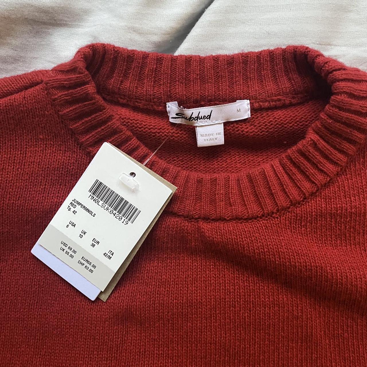 Subdued Red Knit. Bought for €55. Brand new tags... - Depop