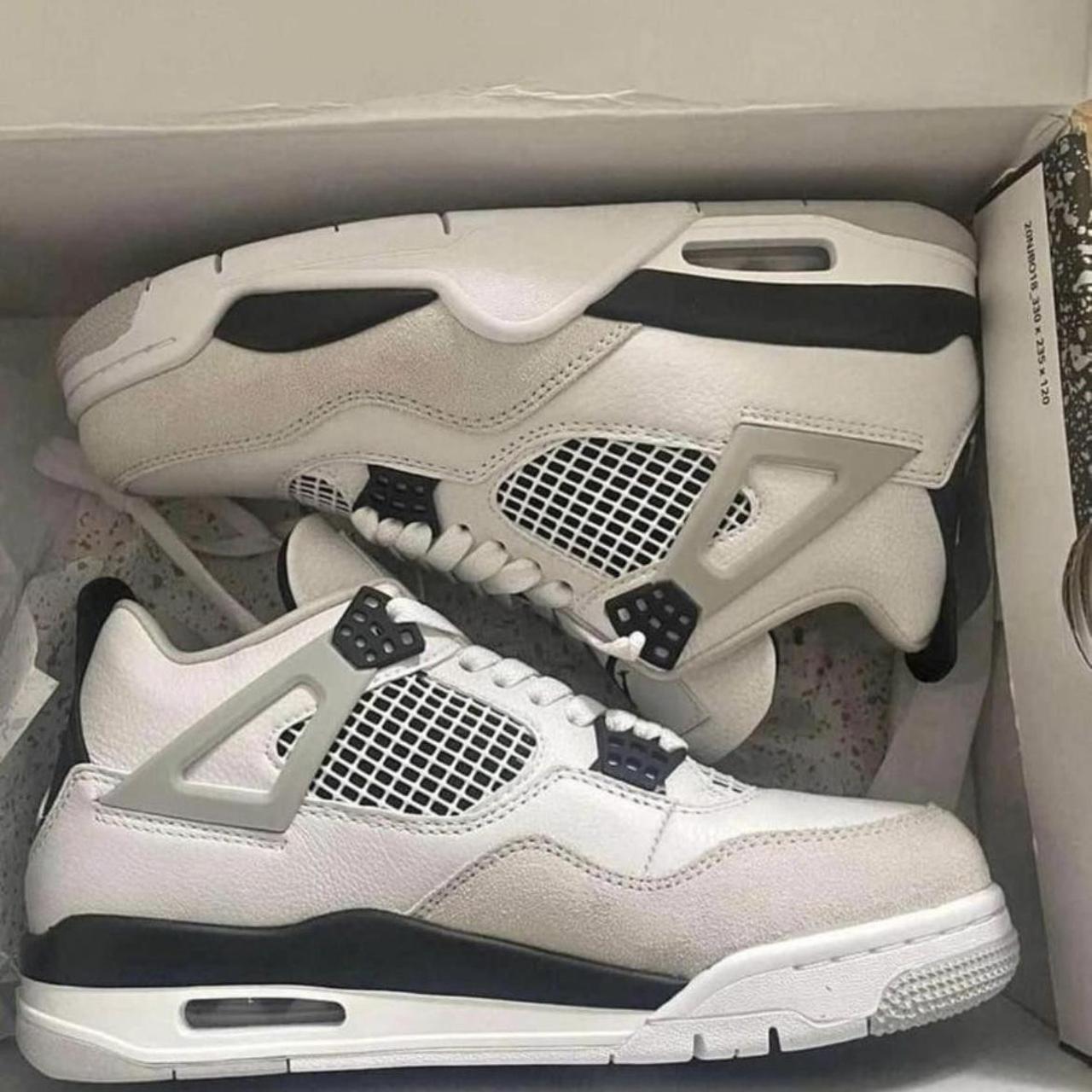 Jordan 4 military blacks - Depop