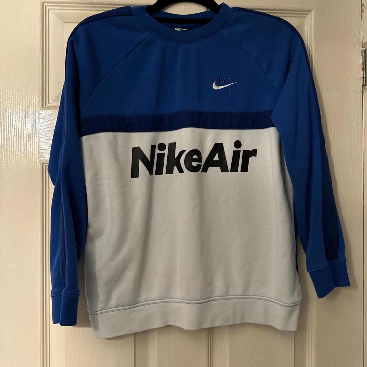 Retro Nike Air Sweater Kids Size XL - Depop