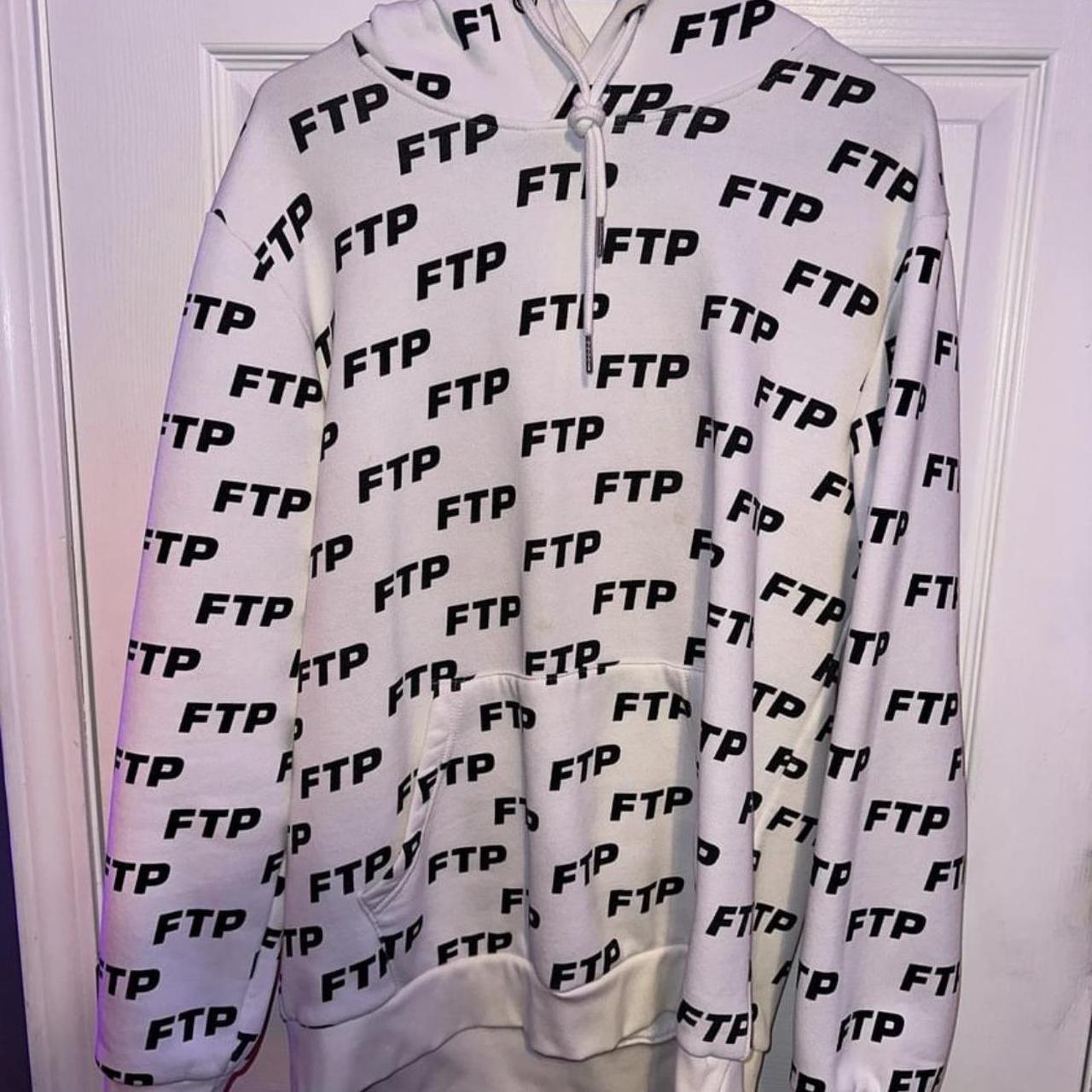 FTP All Over Hoodie 2016 Condition: 7/10 Size:... - Depop