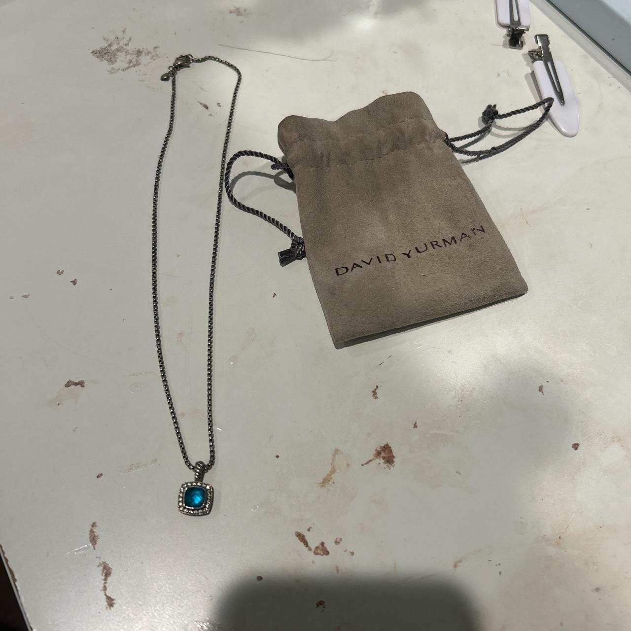 David yur man blue pendant used but is able to get... - Depop