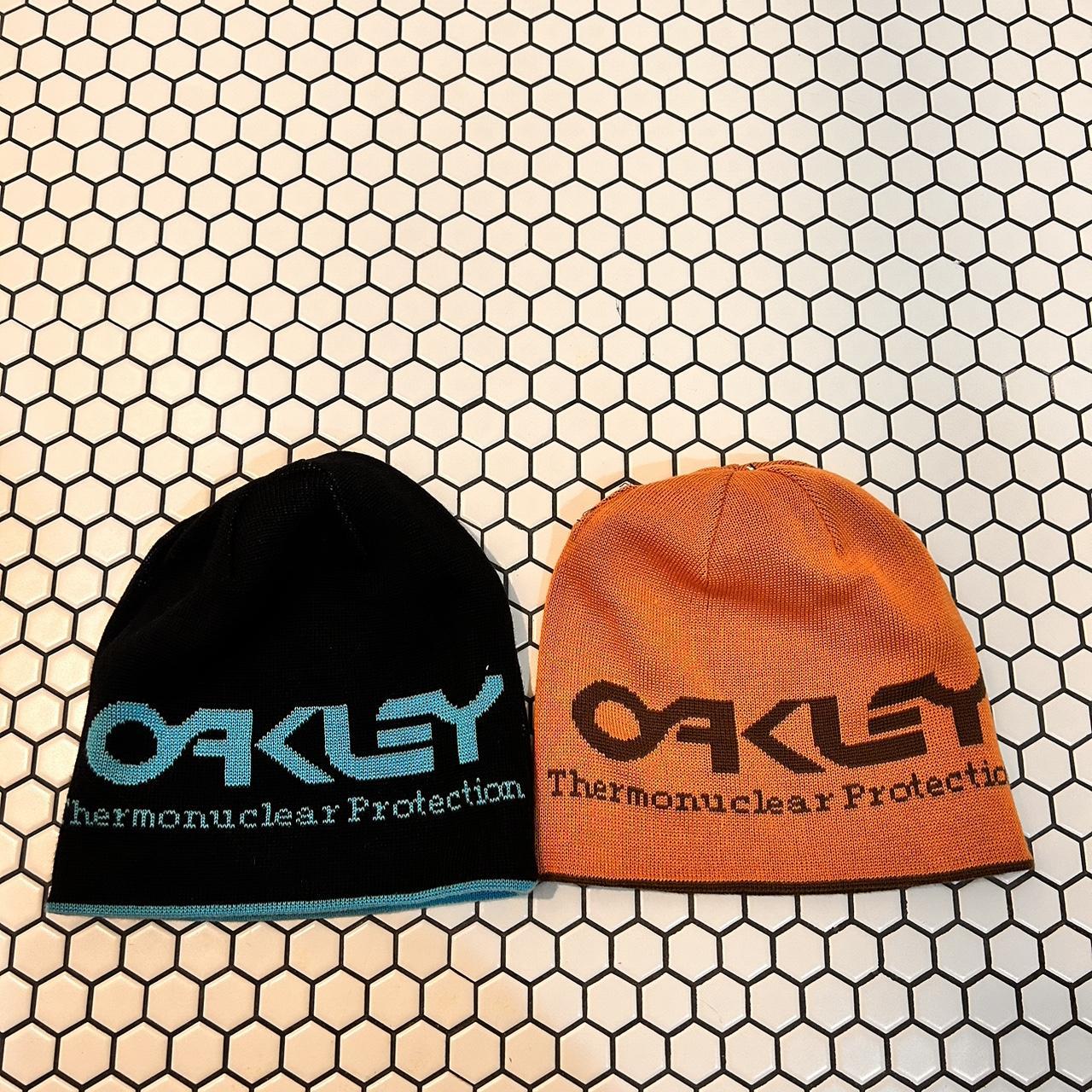 Oakley beanies 12 each or 18$ for both. Doubled... - Depop