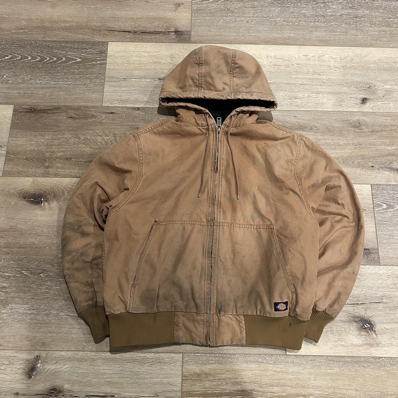 Boxy dickies thick coat Carhartt material Size... - Depop