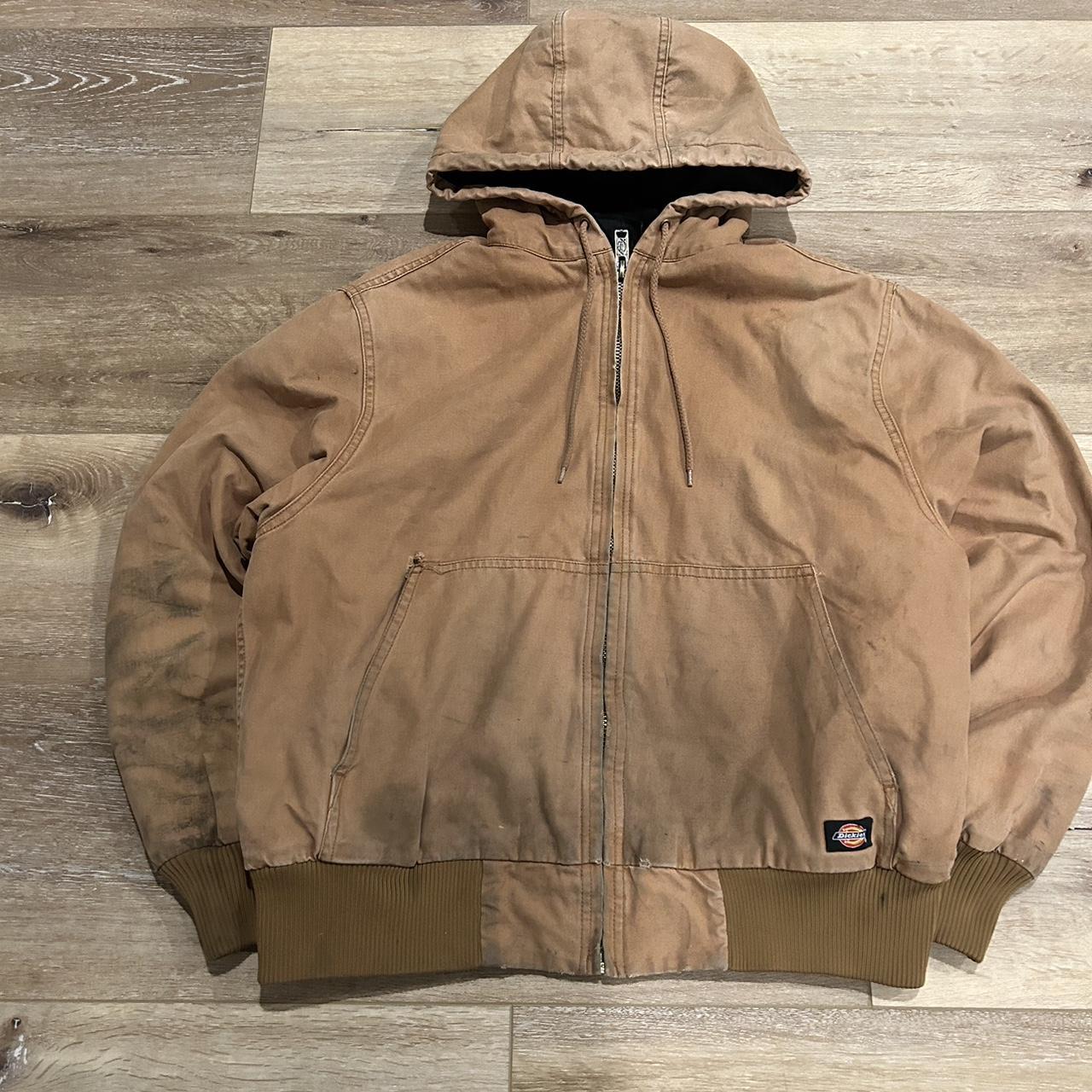 Boxy dickies thick coat Carhartt material Size... - Depop