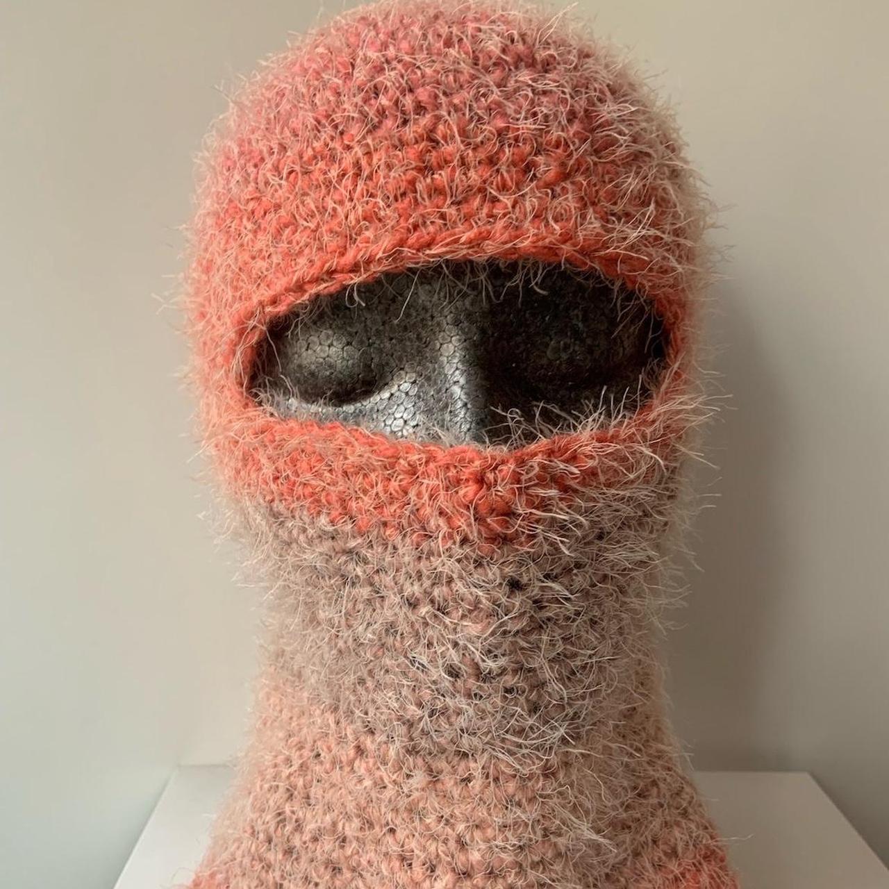 FluffySalmon Handmade Balaclava One Size Knit Feel... - Depop