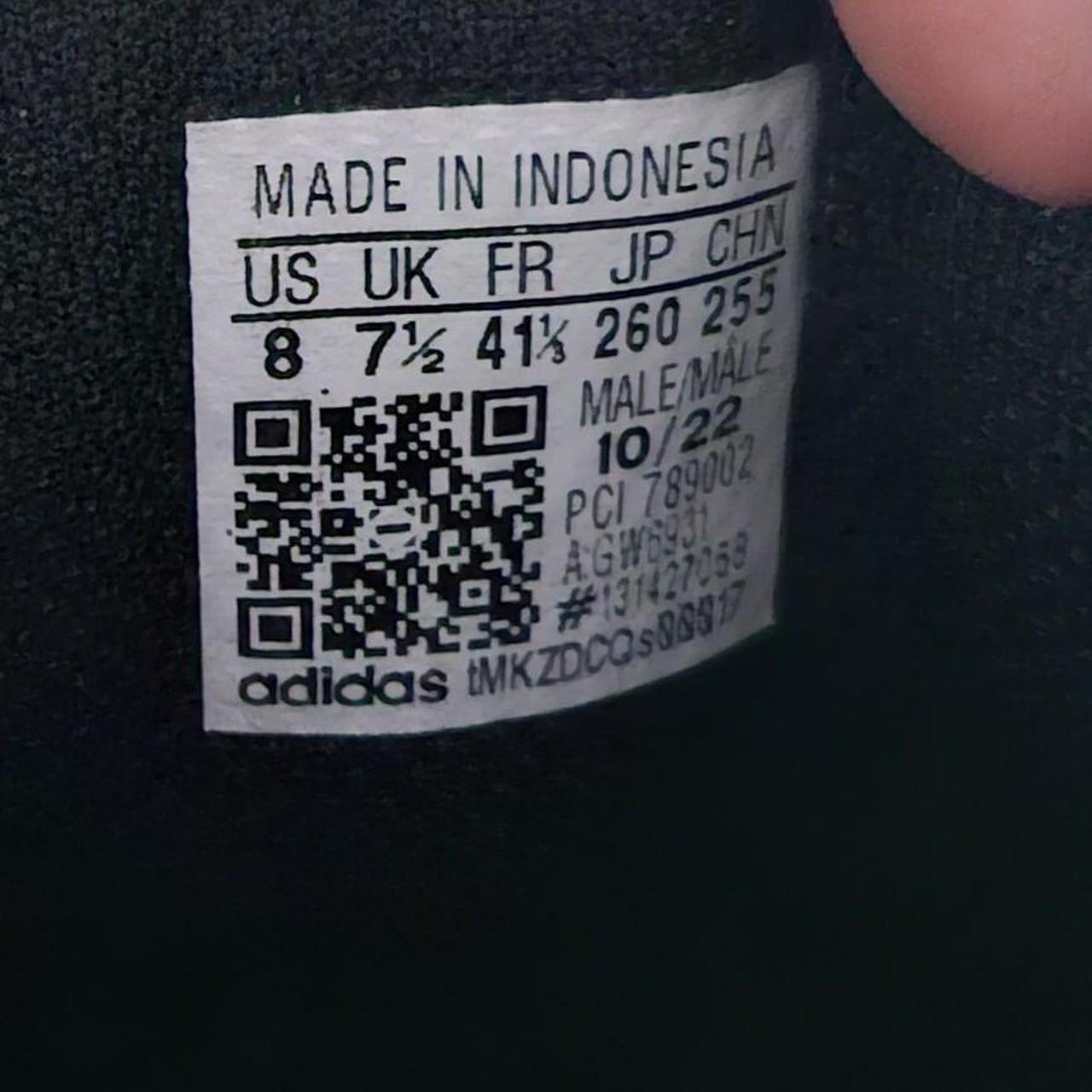 Adidas all stars black w white details size 8 men - Depop