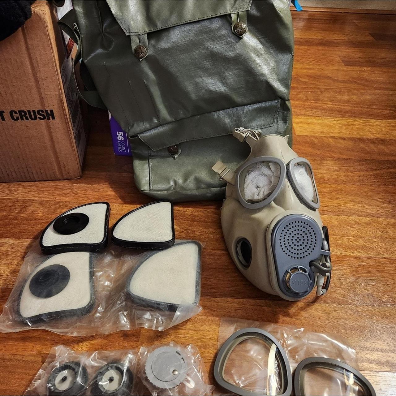 Czech M10 Gas Mask with Filter is for adult civilian... - Depop