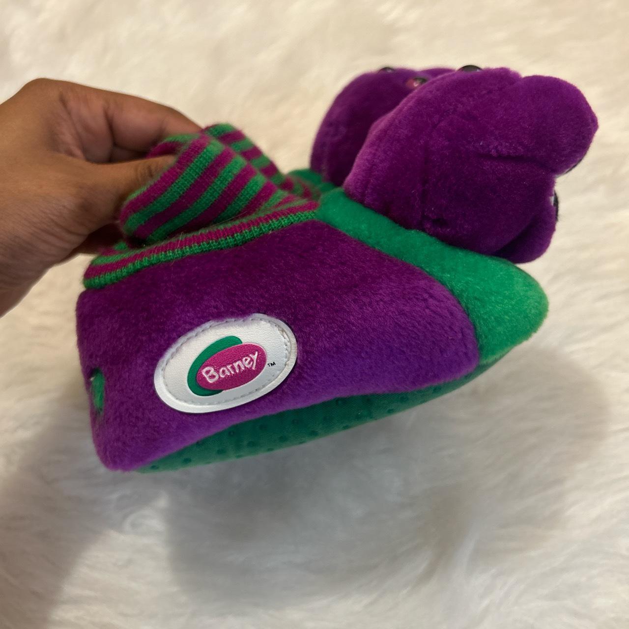 Vtg 90s Deadstock Barney Kids Toddler Purple... - Depop