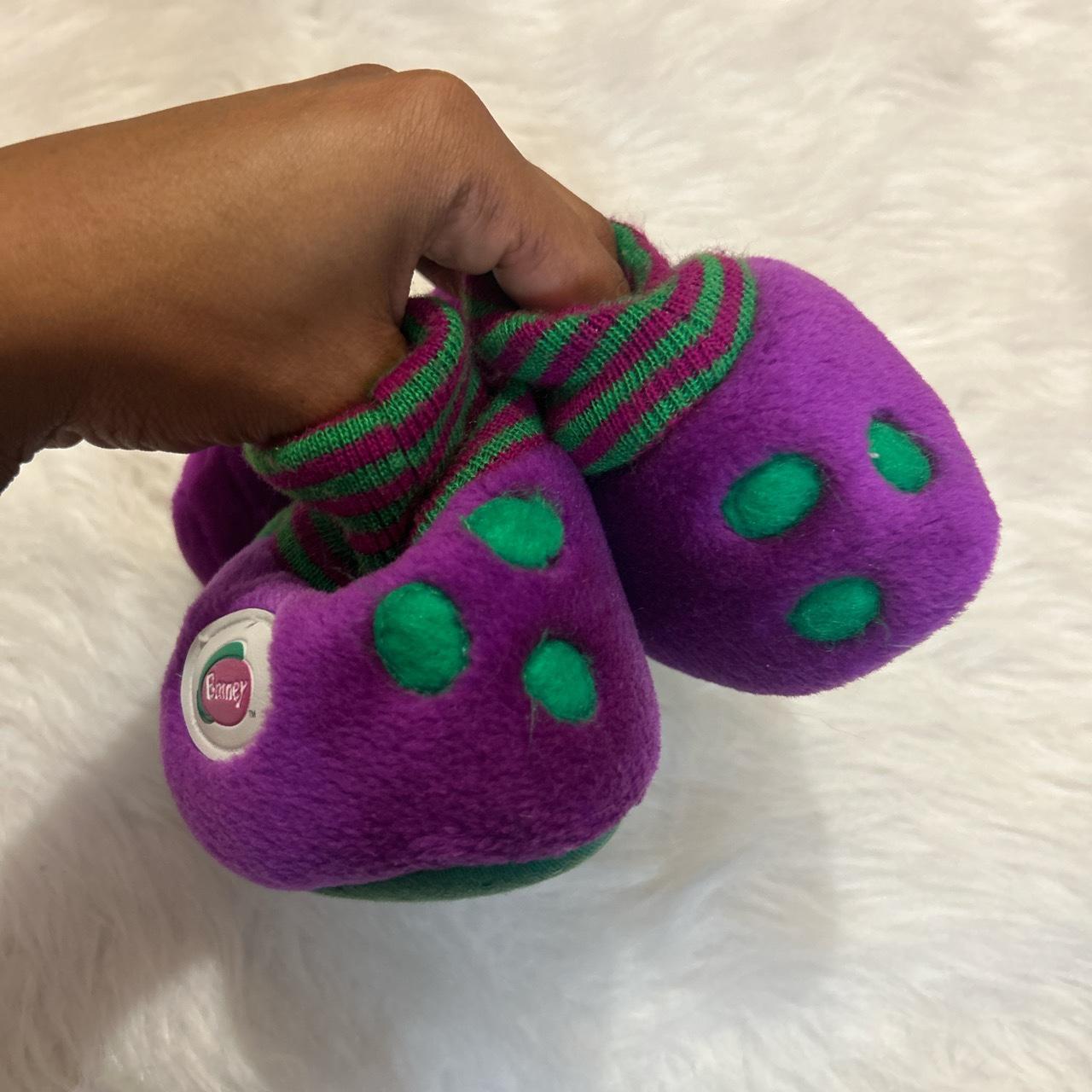 Vtg 90s Deadstock Barney Kids Toddler Purple... - Depop