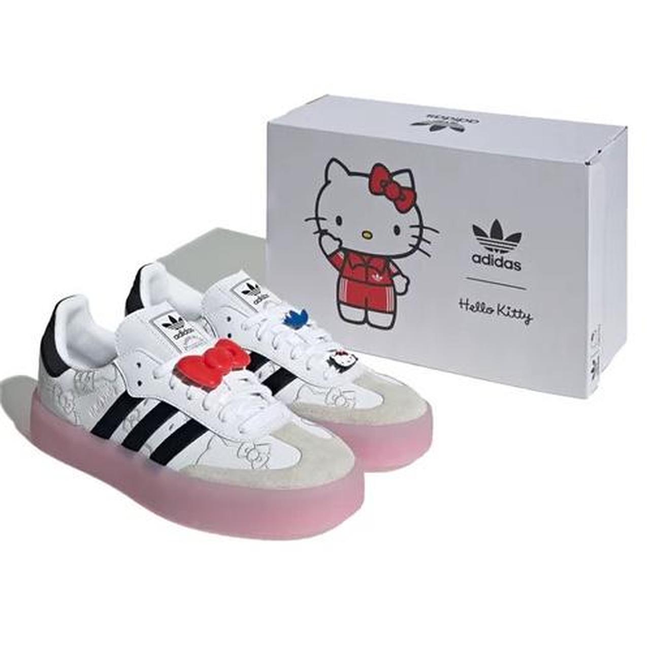 Brand new limited edition Hello Kitty adidas sambas... | Depop