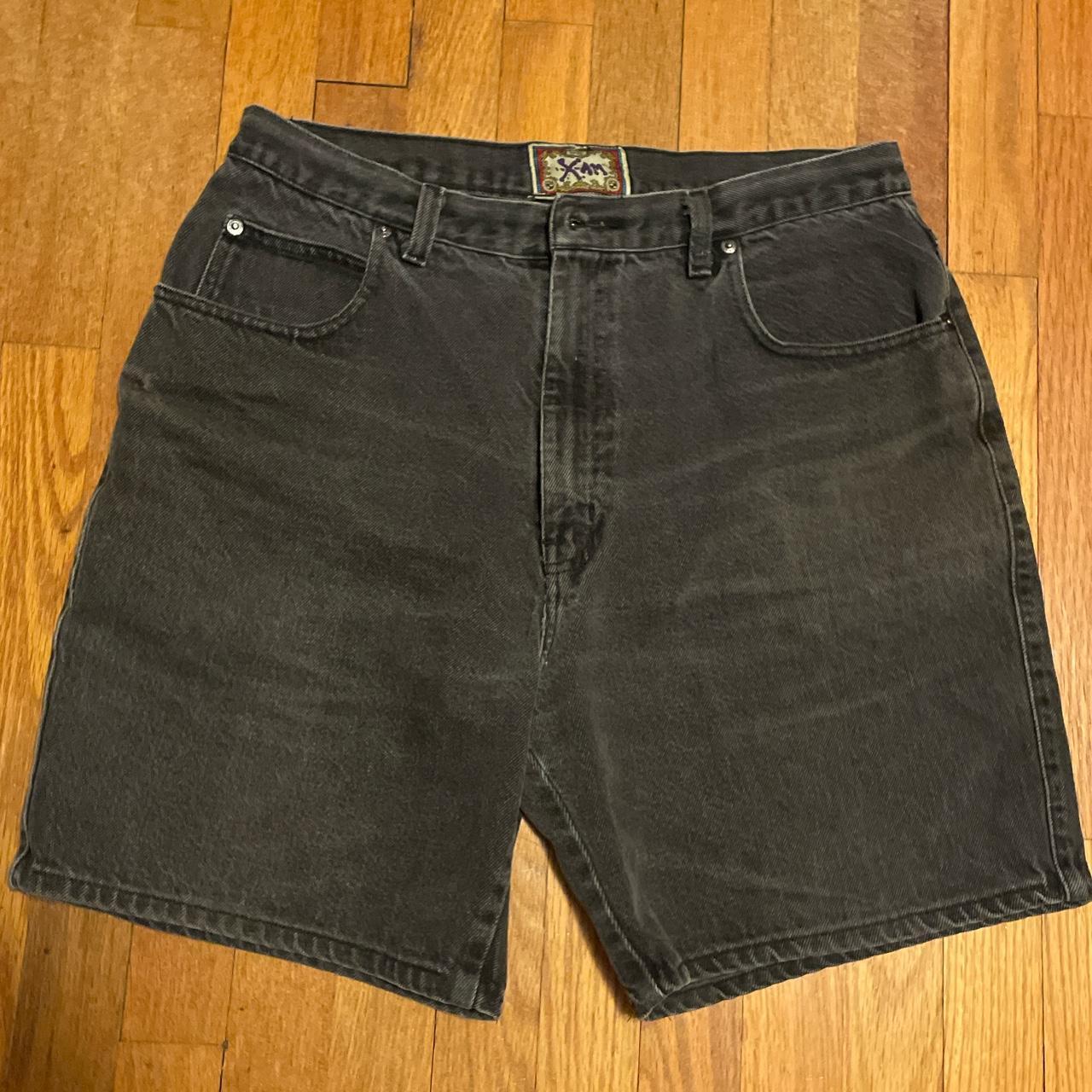 Size - 36 Xam black Jorts #jorts #xam #skate... - Depop