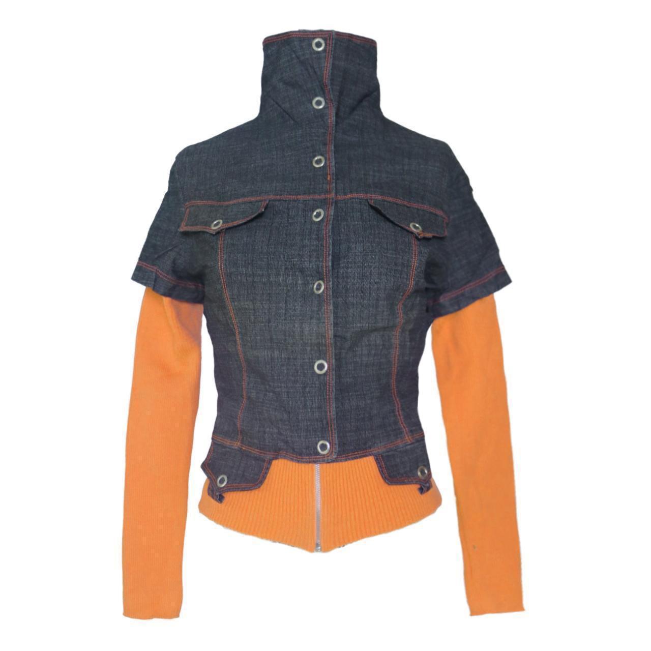 Layered Denim Jacket using deadstock denim jacket... - Depop