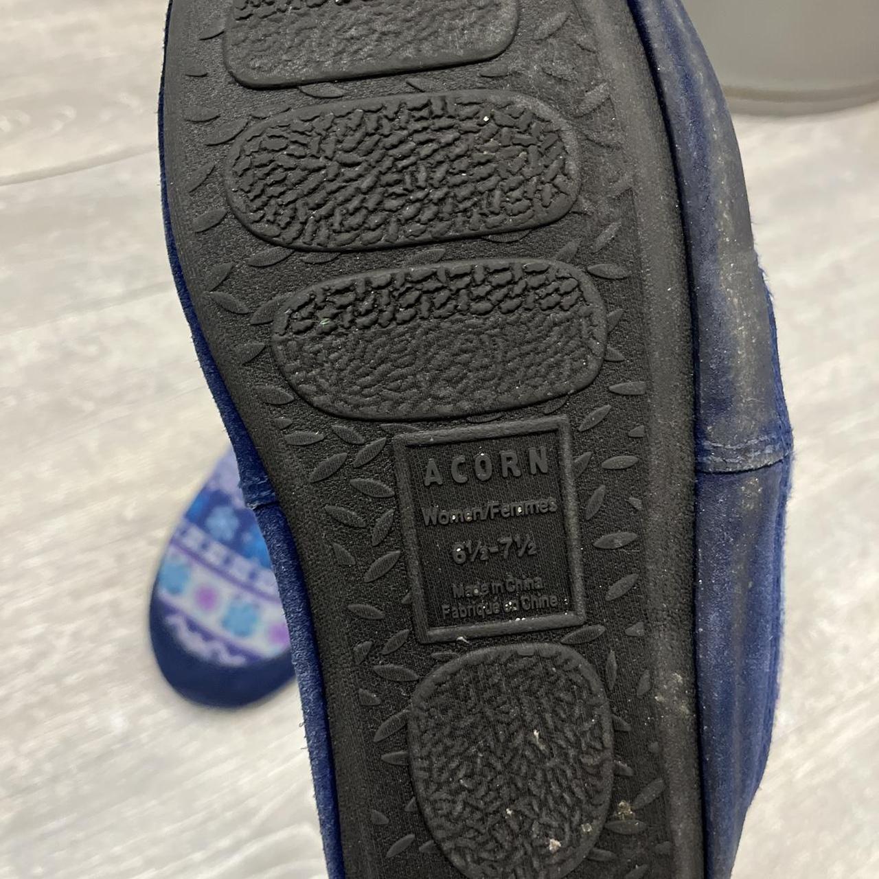 Purple / Blue Acorn Aztec Pattern / Style Fuzzy... - Depop