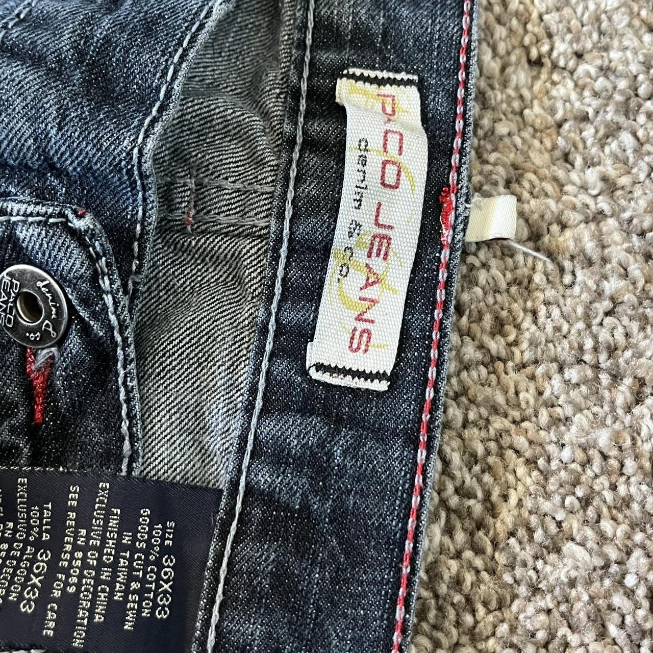 PACO BAGGY JEANS , patch came off , 36x30 cut | Depop