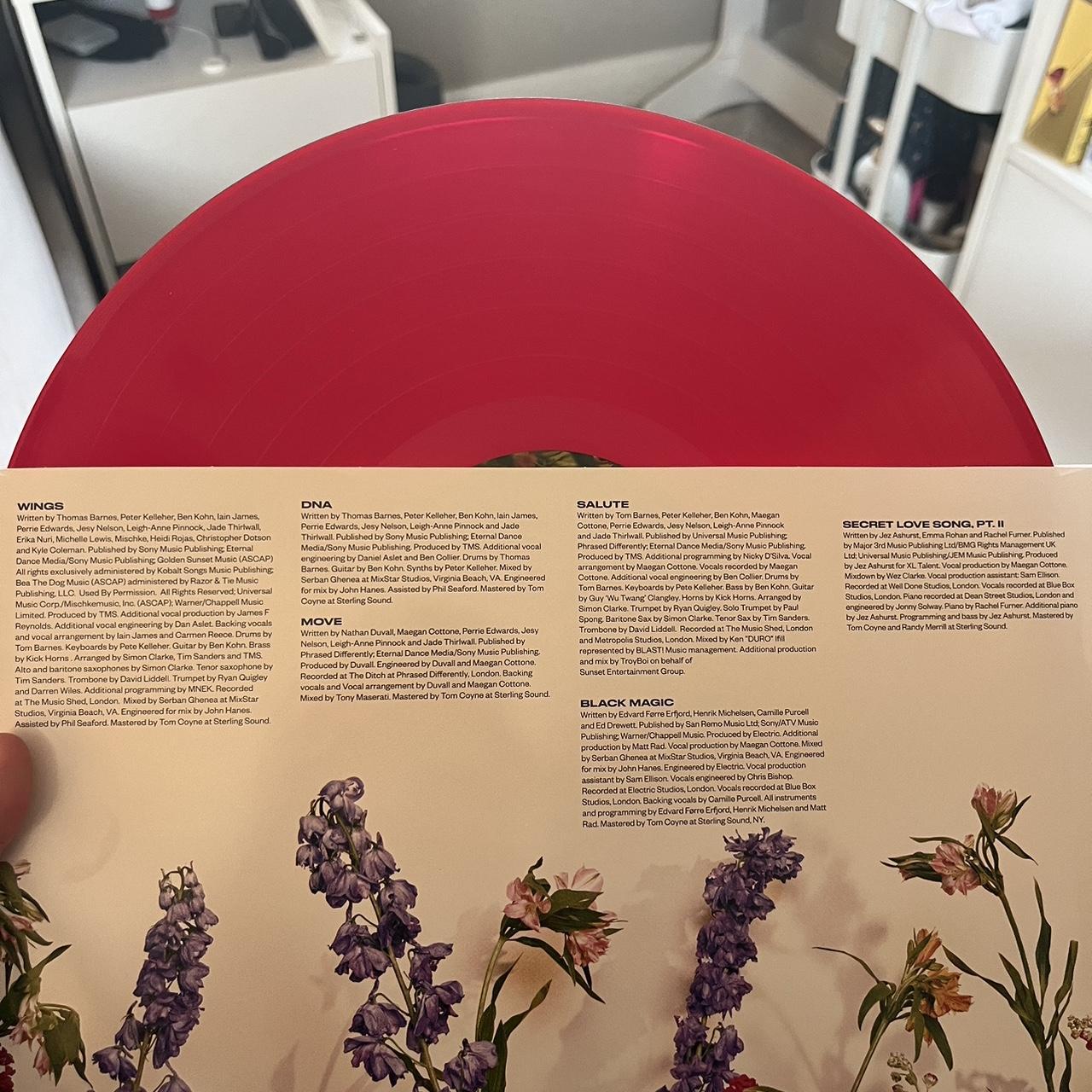 little mix between us vinyl leigh-anne red edition.... - Depop