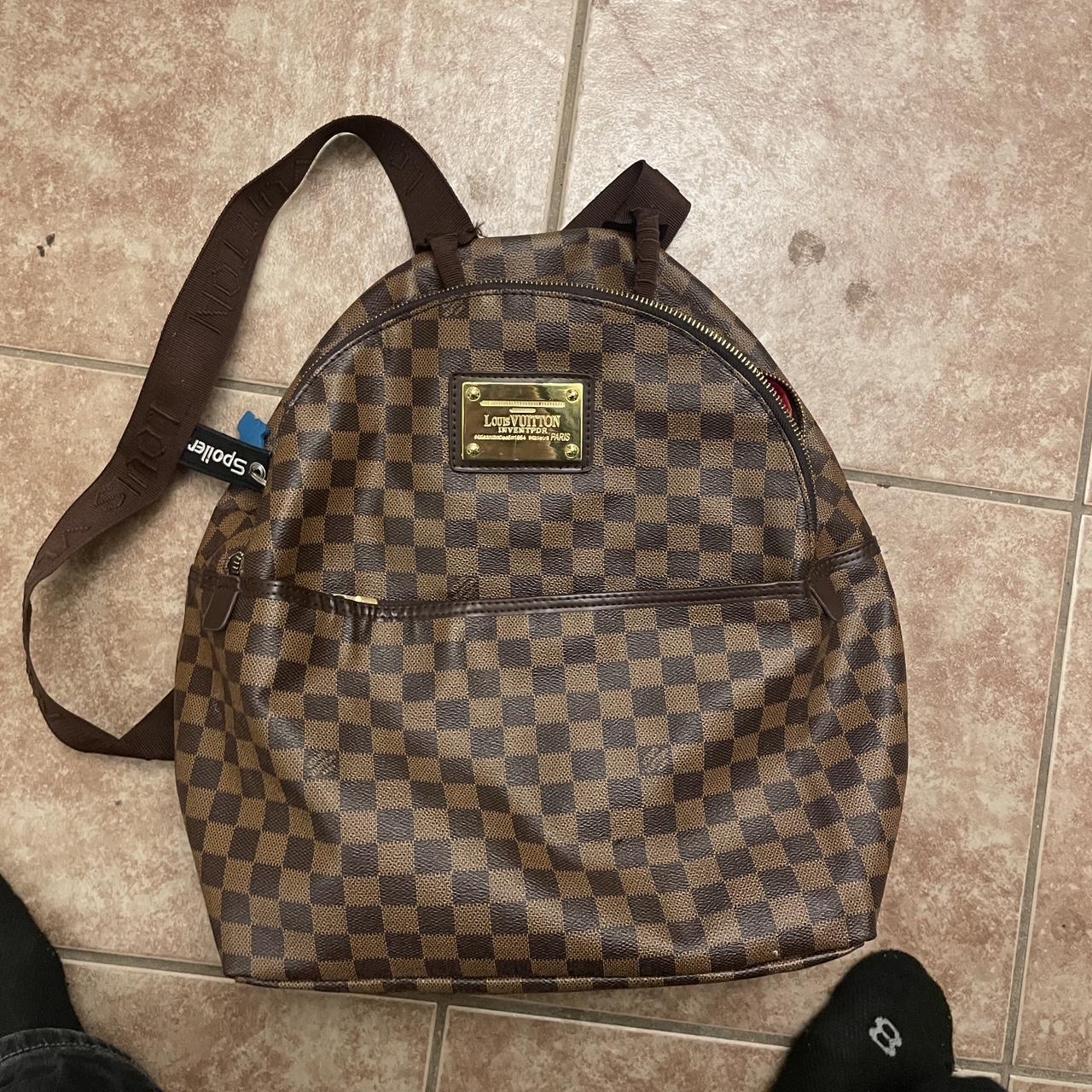 Lv backpack dont use no morr. broke 1 piece of... | Depop
