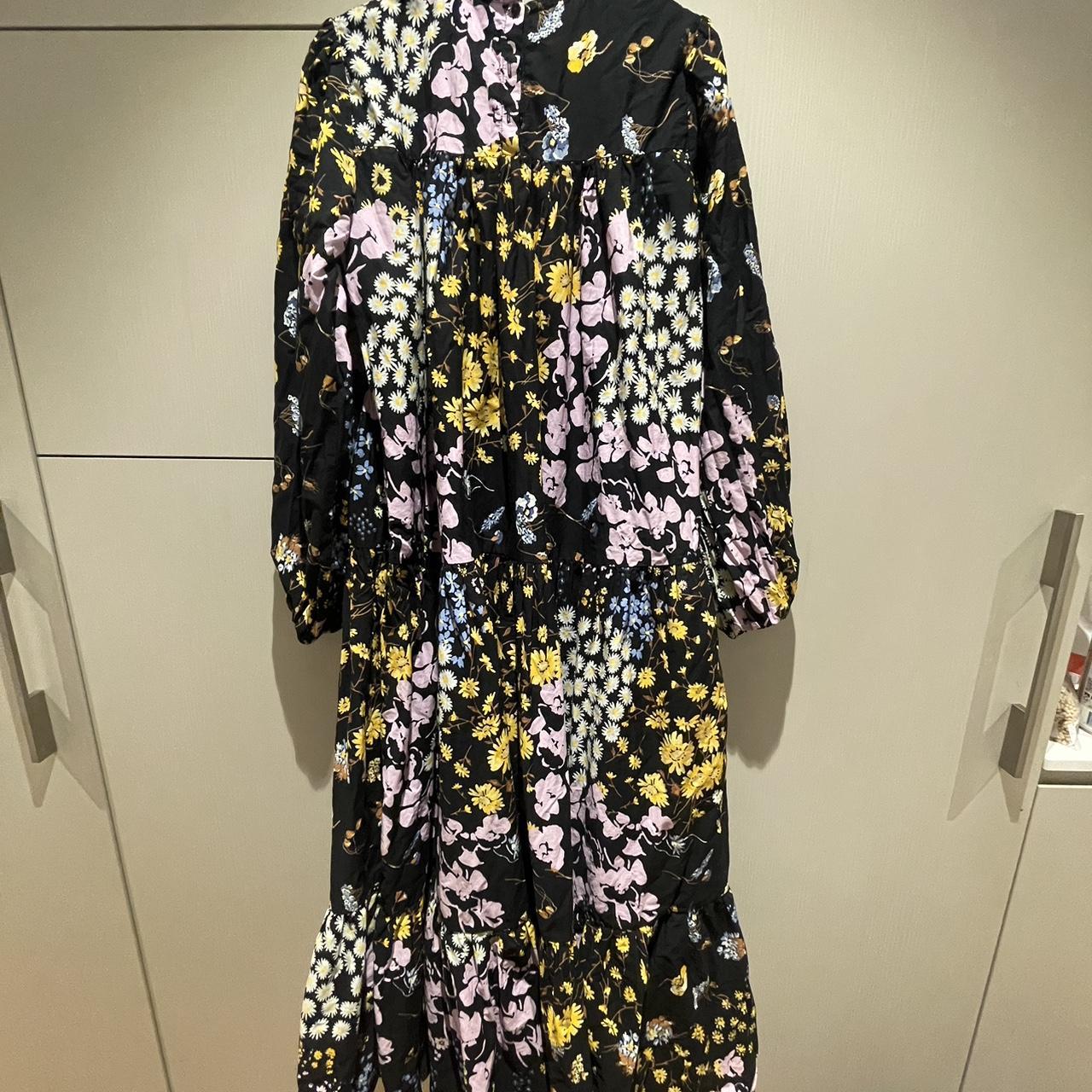 Long ASOS flowy floral cotton dress Size 8 but... - Depop