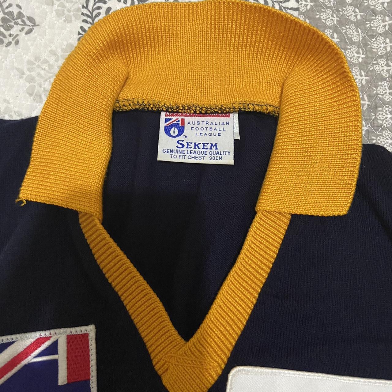 Retro early 90s Adelaide Crows footy jumper. Soft... - Depop