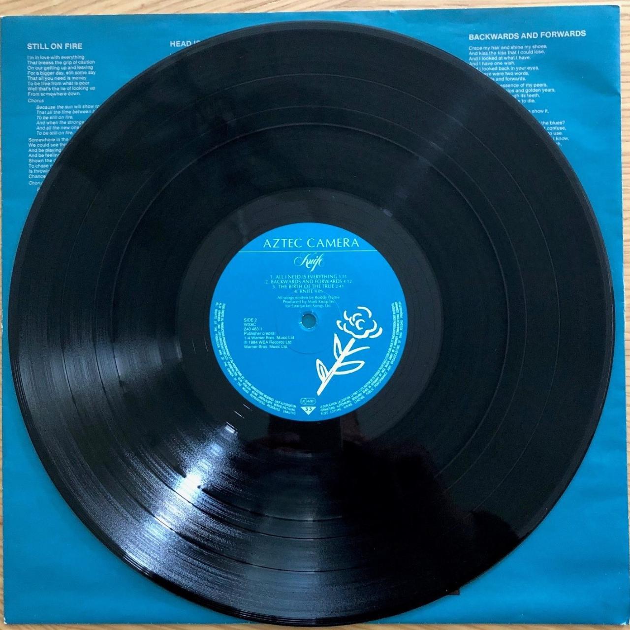 Aztec Camera ‎– Knife Vinyl LP Cat No WX8 240 483-1... - Depop