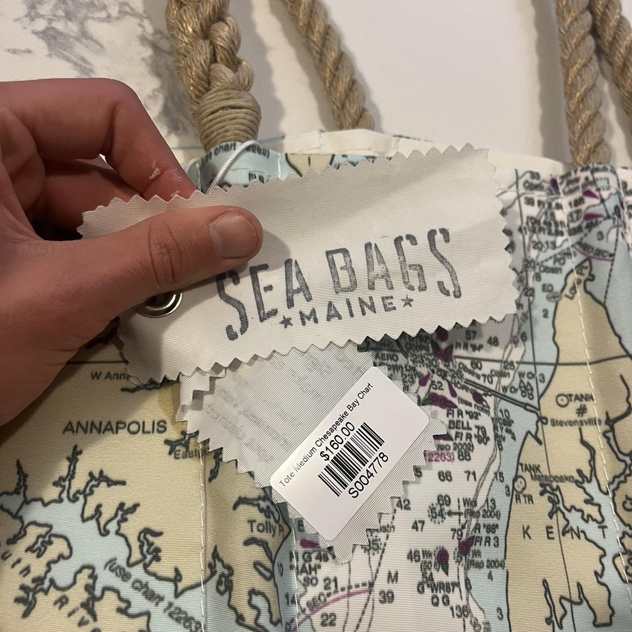 Sea Bags | Medium Tote Bag - Chesapeake Bay Chart... - Depop