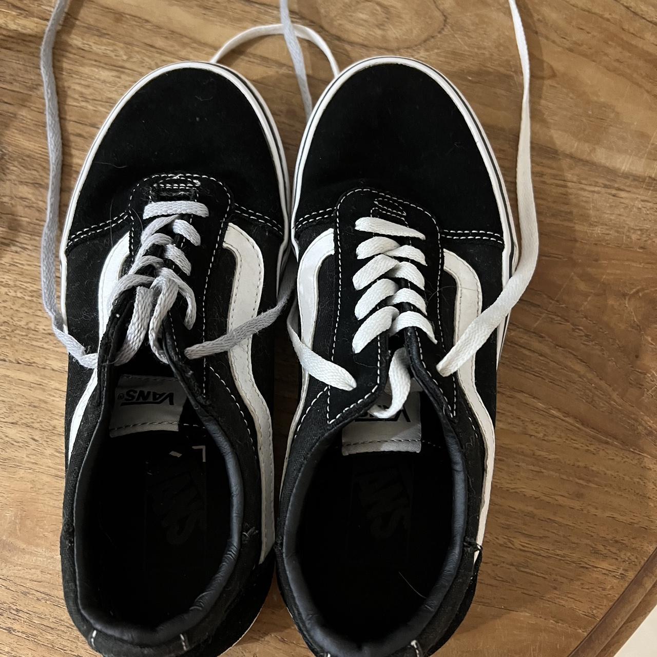Vans - black suede size 7. Great condition - Depop