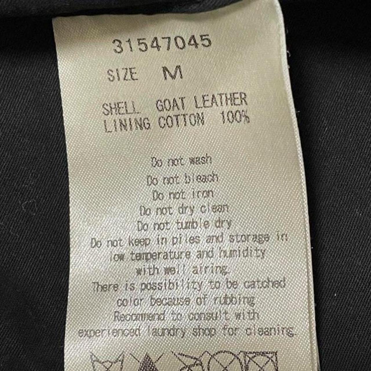 Rare 14th addiction x Goa bono goat leather jacket... - Depop