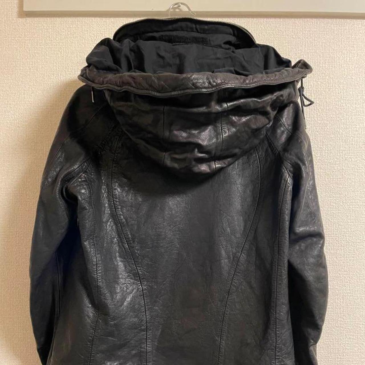 Rare 14th addiction x Goa bono goat leather jacket... - Depop