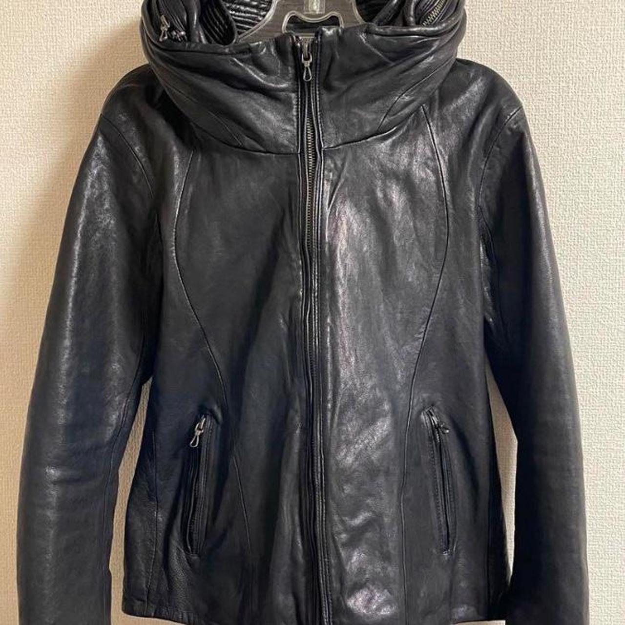 Rare 14th addiction x Goa bono goat leather jacket... - Depop