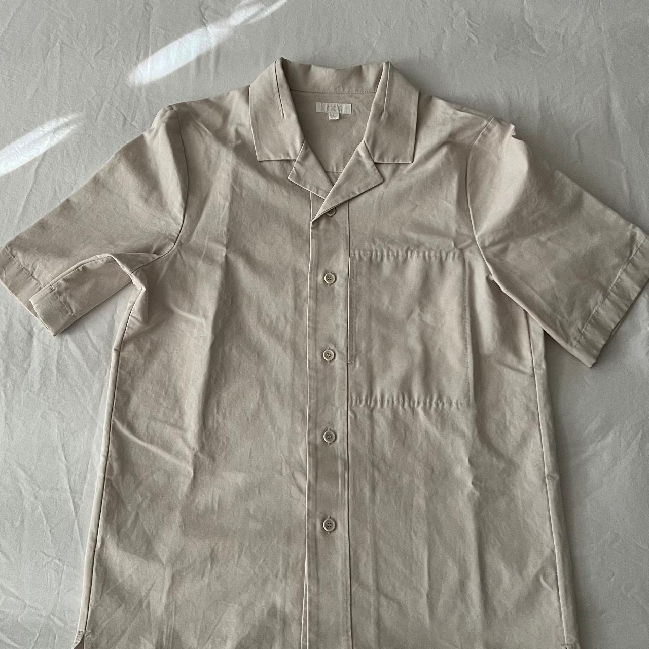 Small beige Cos short sleeve shirt, never worn - Depop