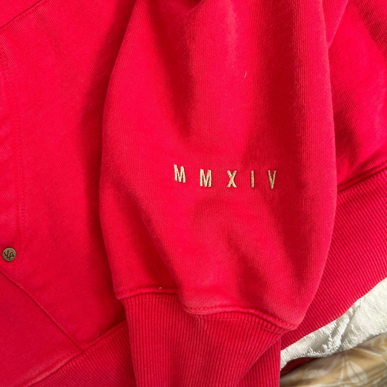 YoungLA heavyweight quarter zip hoodie in red medium... - Depop