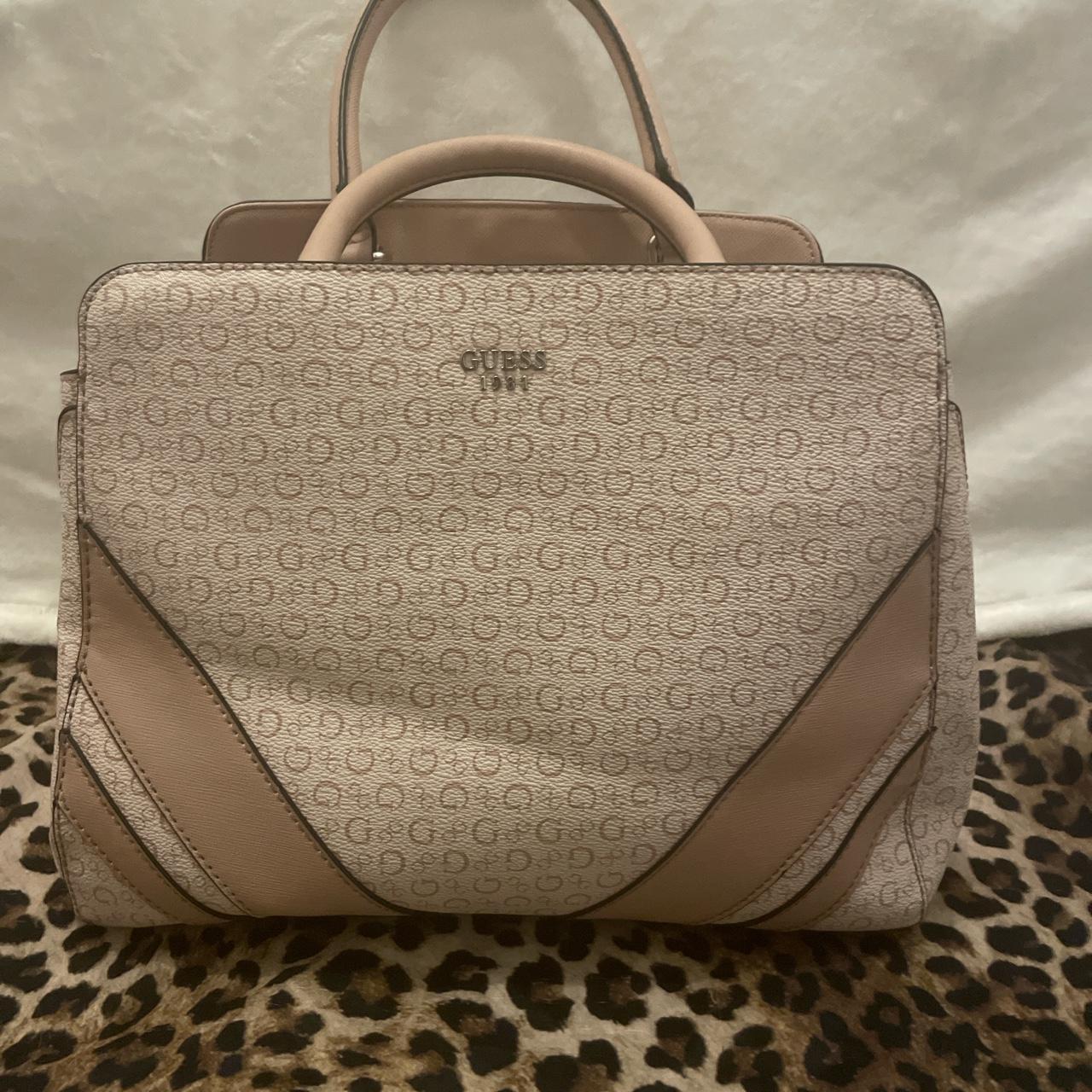 really cute dusty pink guess purse!! has four... - Depop