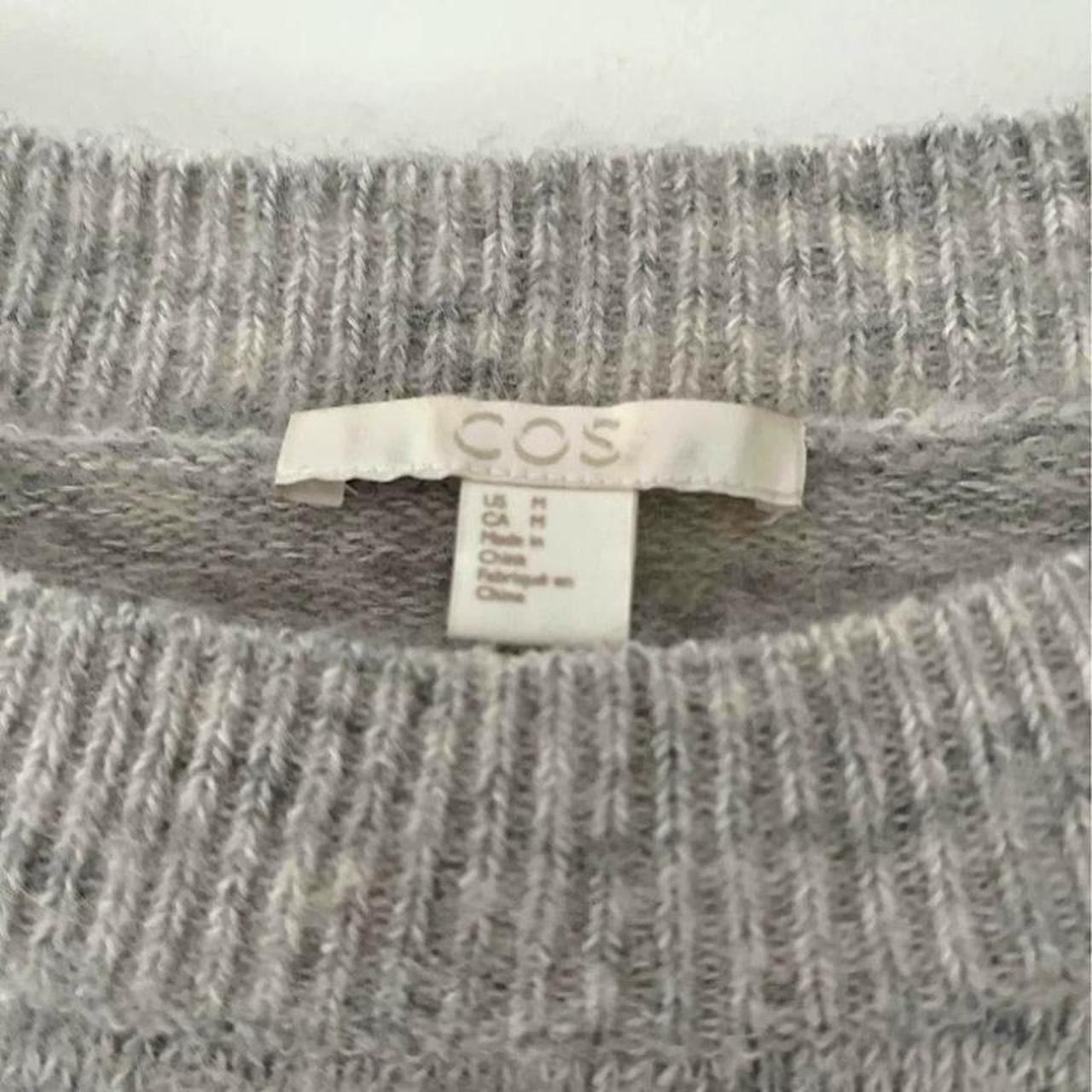 Cos grey sweater alpaca wool blend - Depop