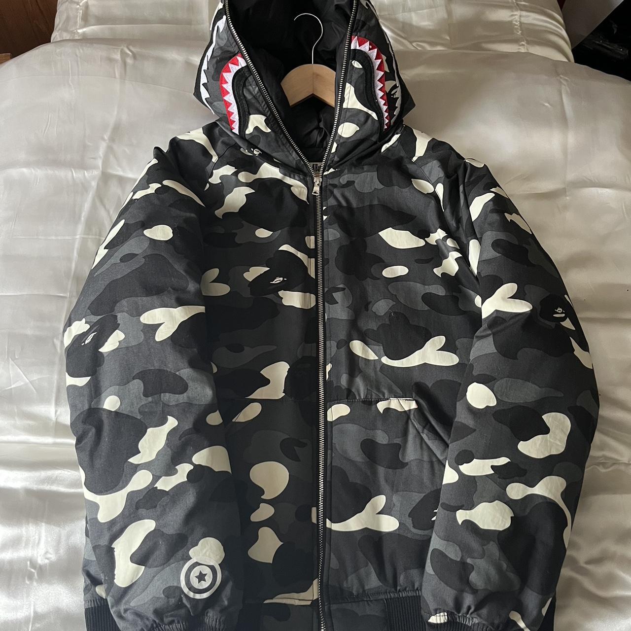 BAPE zip up jacket. Only worn a few times.... - Depop