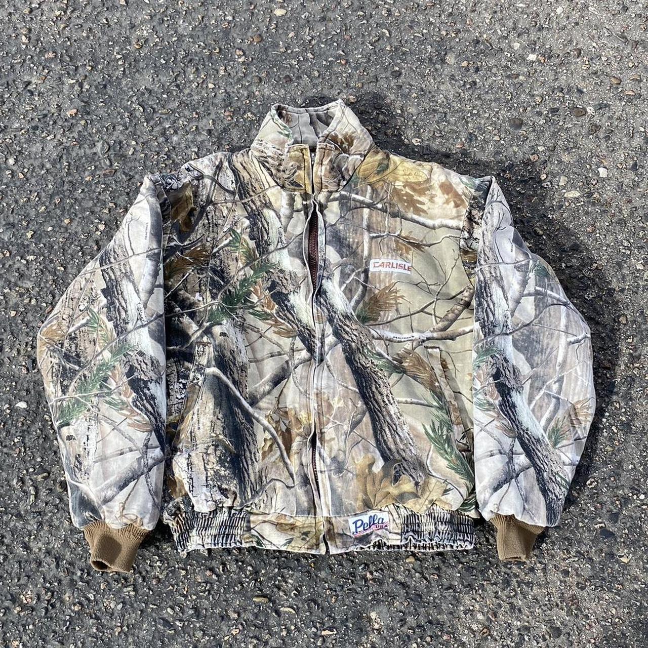 Boxy Camo Work Jacket Size Large #camo #workwear - Depop