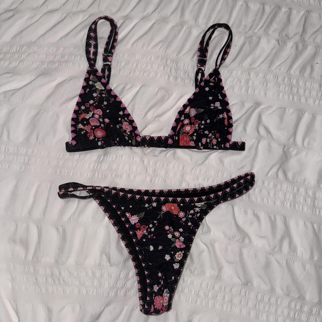 Bydee bikini Sakura print in prague top and... | Depop